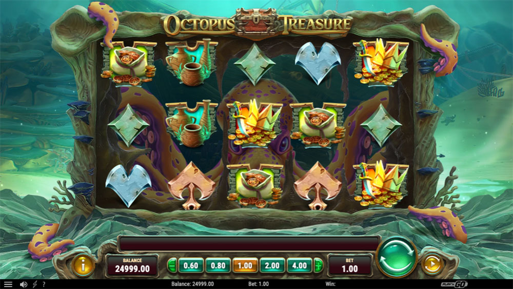 Octopus Treasure by Play'n GO | Hollywood.co.za