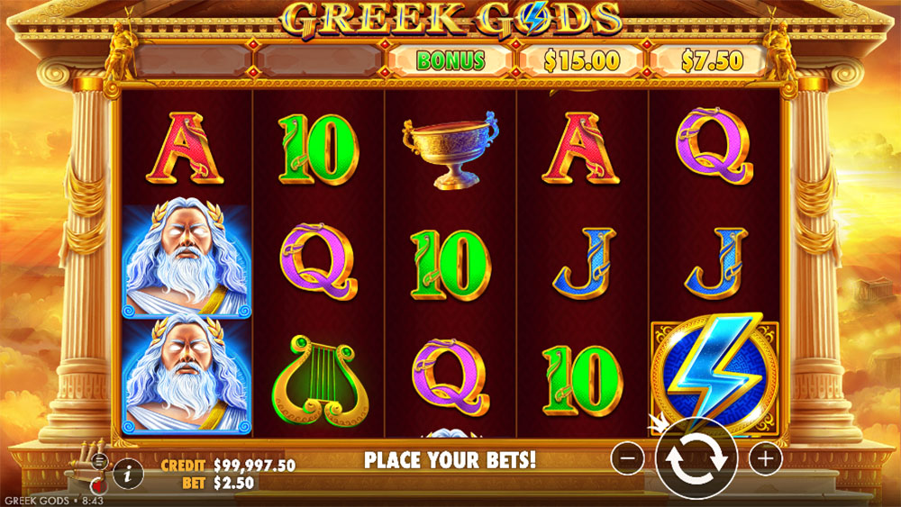 Greek Gods by Pragmatic Play | Hollywood.co.za