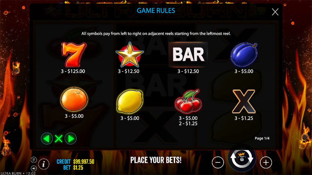 Ultra Burn from Pragmatic Play | Hollywood.co.za